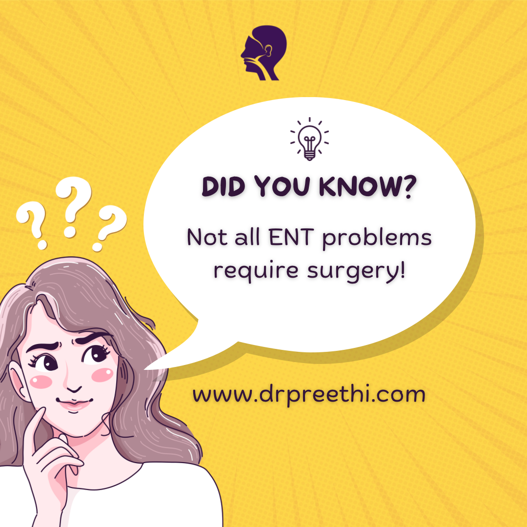 Beyond The Scalpel: Non-Surgical Solutions For Common ENT Problems – Dr ...